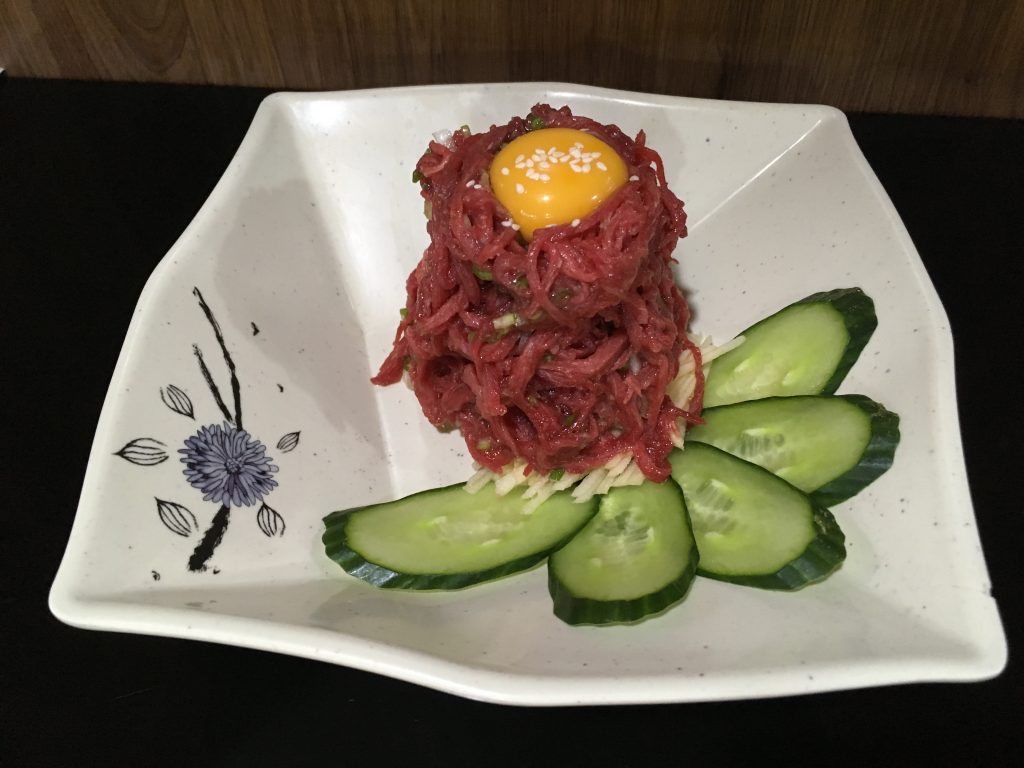 Yuk Hwae – Korean Raw Beef & Sesame Oil | The Buckland Club